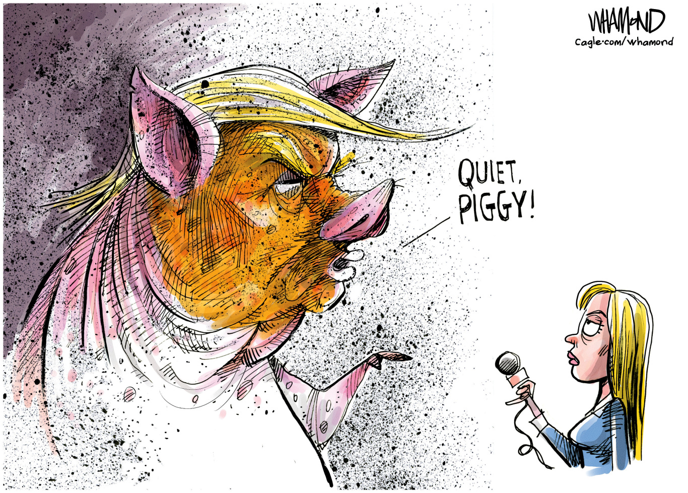 Trump Calls Female Reporter Piggy